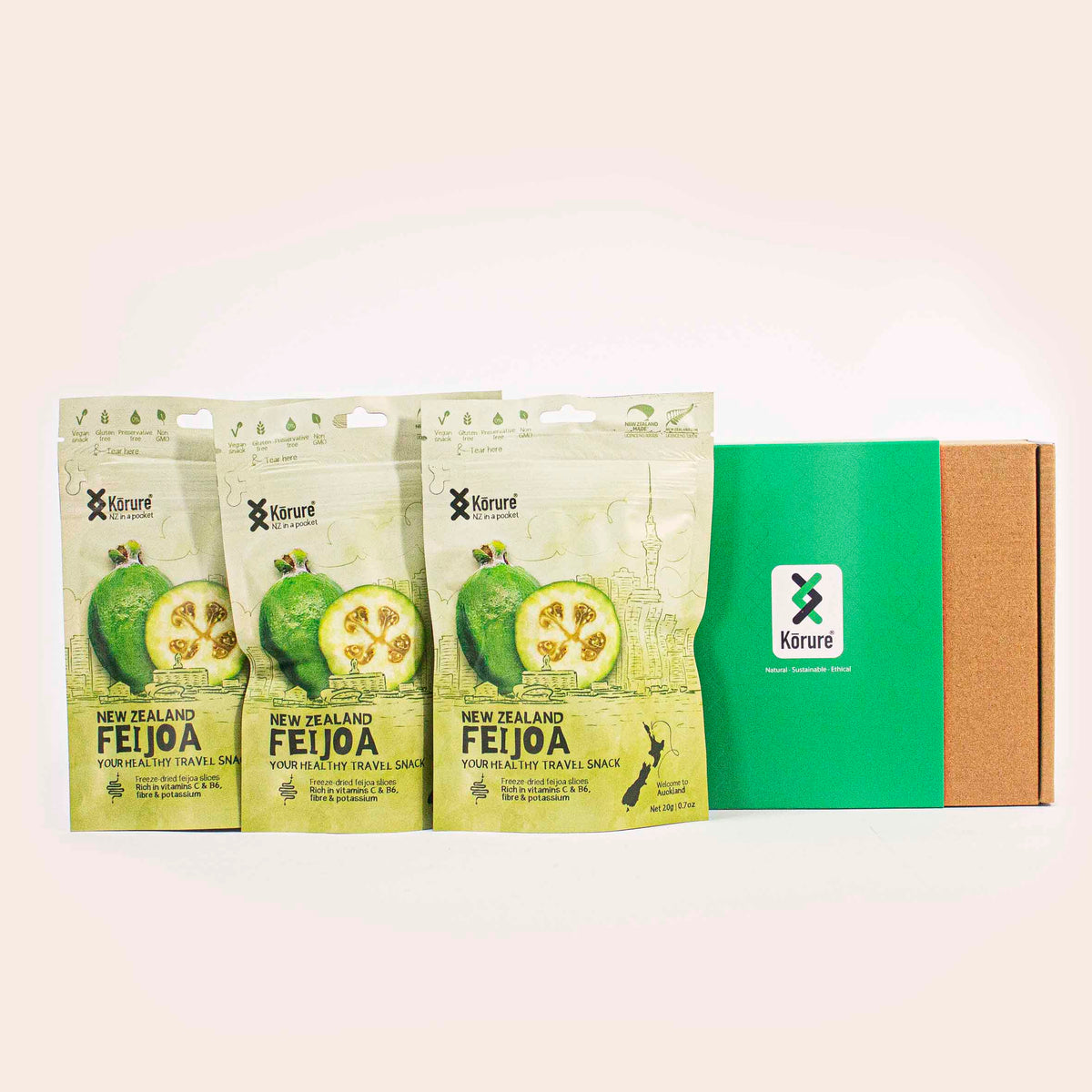 NZ Freeze Dried Feijoa *NEW* - Travel Snack – Korure